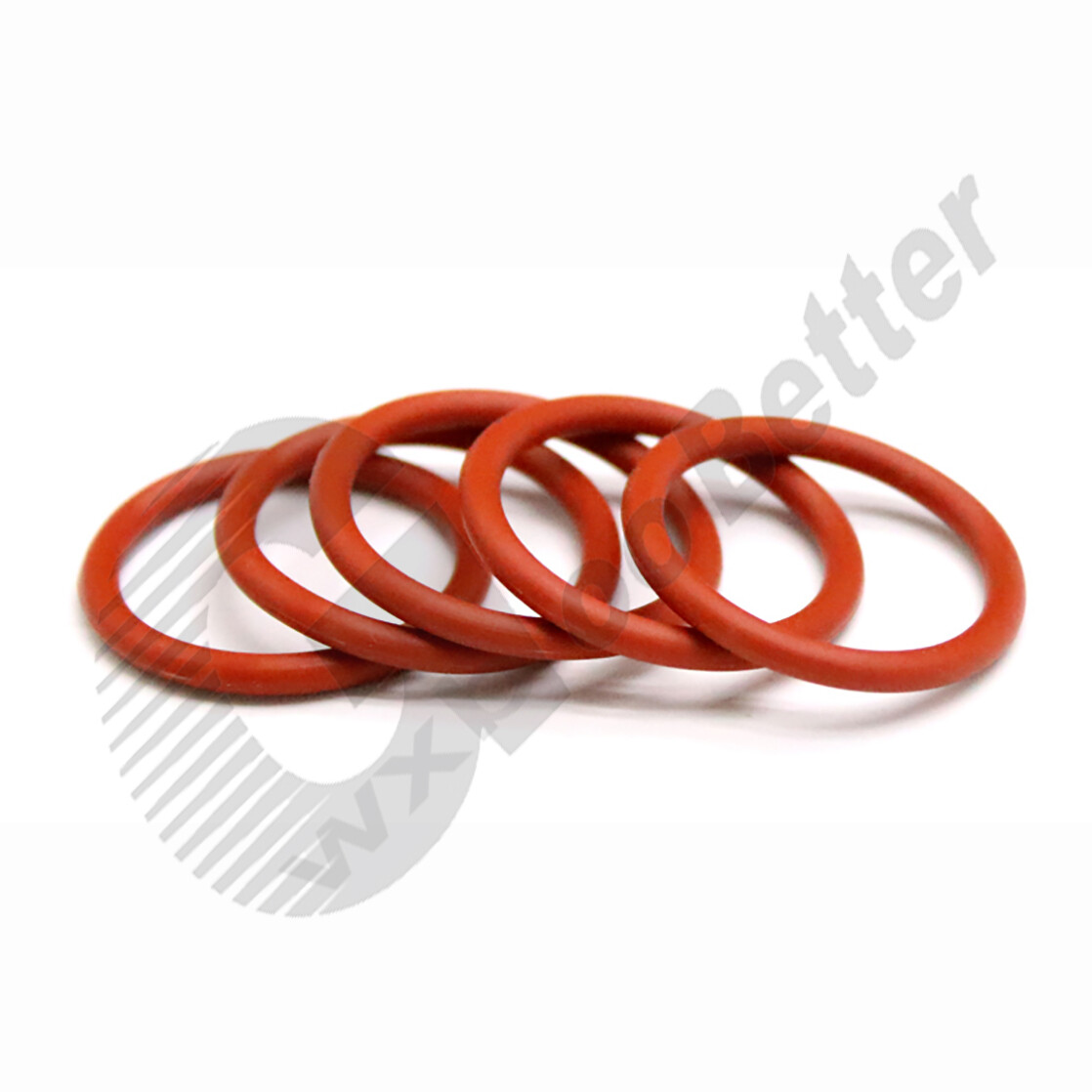 Silicone O-Rings Φ5~Φ90mm Wire Dia.=2mm Red O-Ring High-Temperature ...
