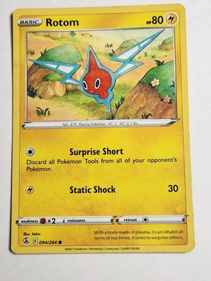 Rotom 094/264 Swsh08: Fusion Strike Regular | eBay