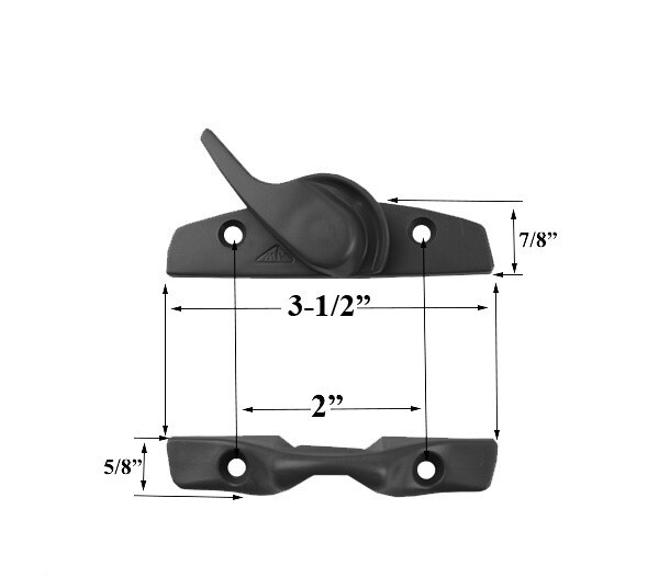 Andersen Genuine Sash Lock & Keeper in Stone Color (1968 to Present ...