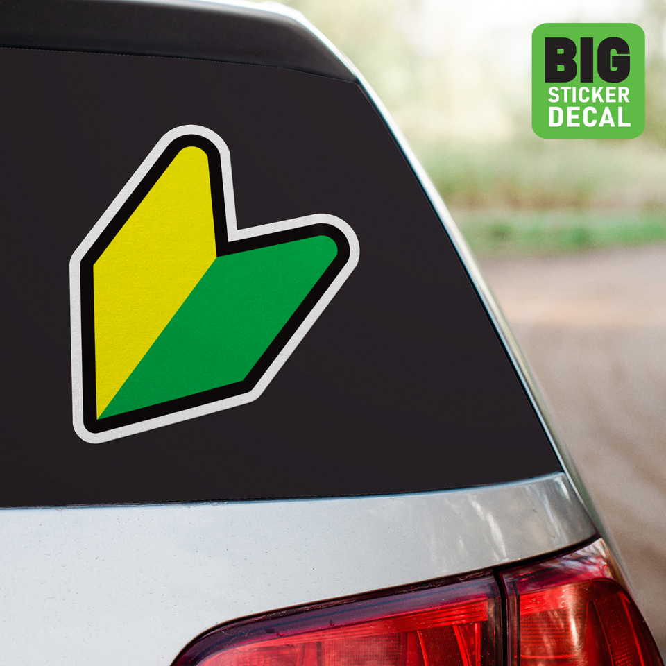 JDM Leaf Big Laminated Vinyl Sticker Car Decal Window Japan Tune Honda ...