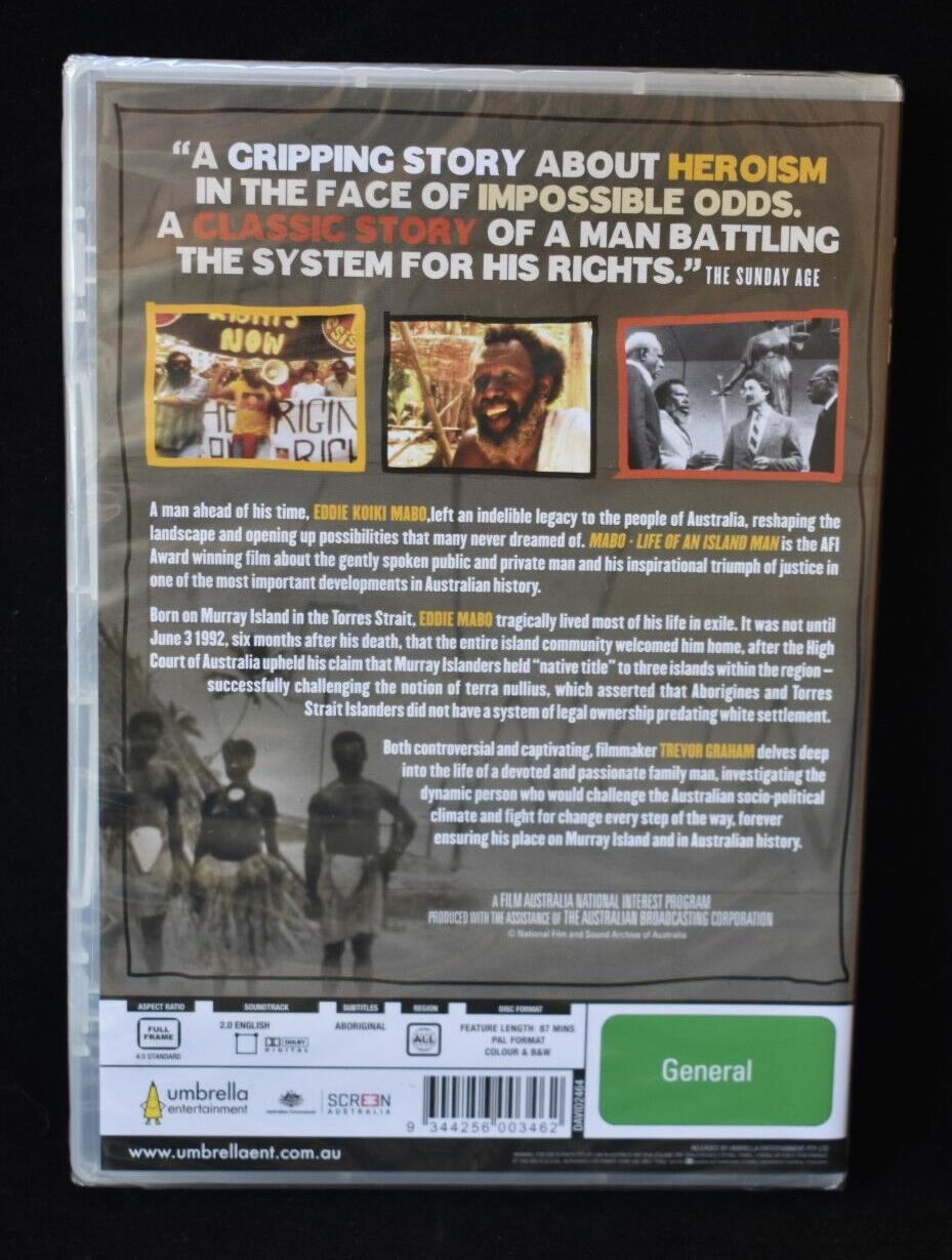 Mabo - Life Of An Island Man (DVD, 1997) for sale online | eBay