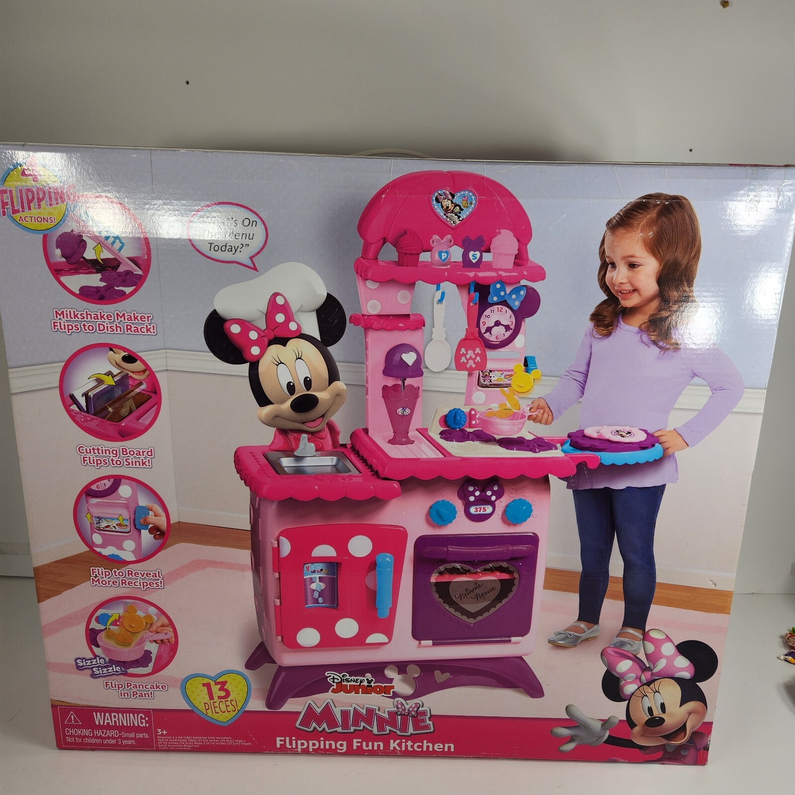 Disney Minnie Mouse Kitchen Play Set for Kids - Pink for sale online | eBay