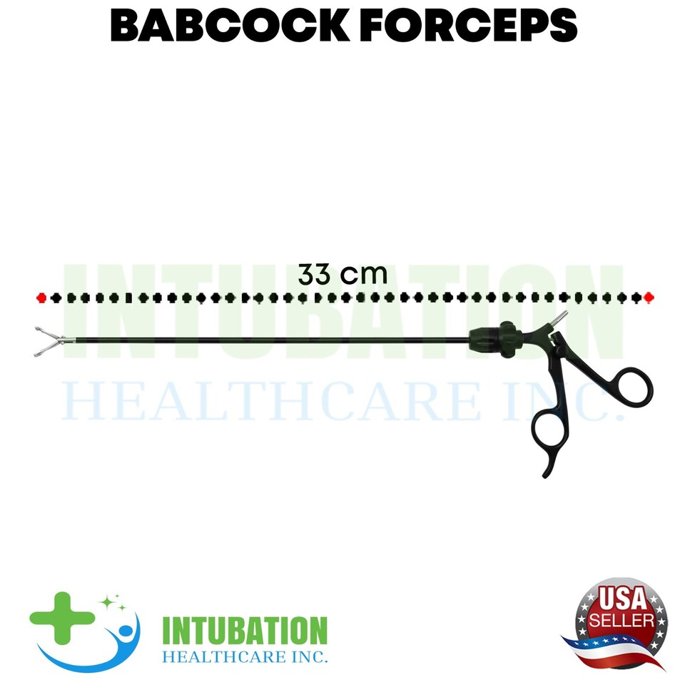 Laparoscopic Babcock Grasping Forceps Double Action 33cm Surgical ...
