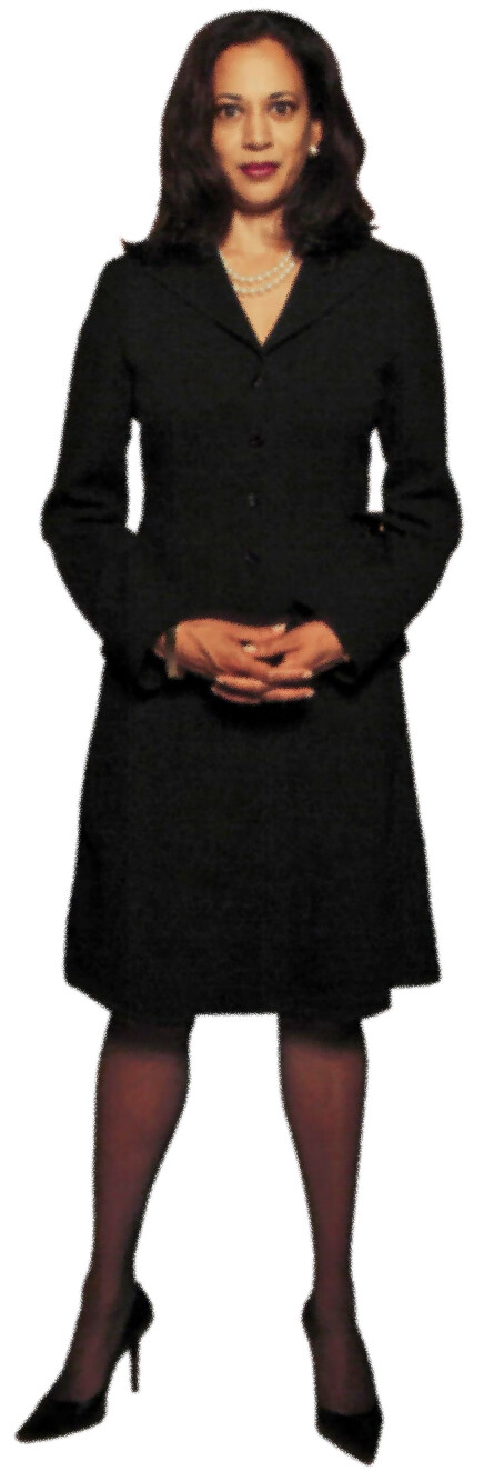 KAMALA HARRIS 1st Female VICE PRESIDENT USA Full Body Window Cling ...