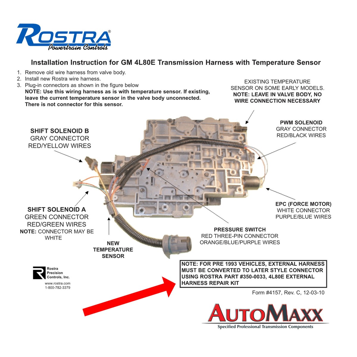Chevy 4l80e Transmission Diagram 1991 2009 GM 4L80E Hydra Matic