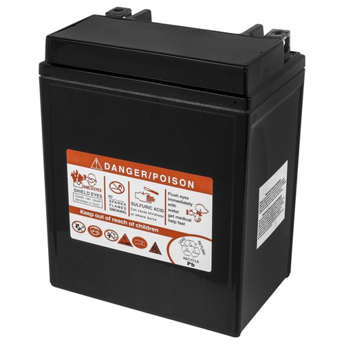 YB14L-A2 AGM Battery for Kawasaki 26012-1144 26012-1233 26012-1238 ...