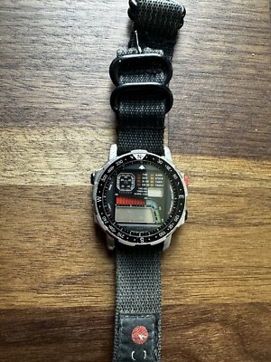 Vintage Citizen Digital Windsurfing Watch DO60-086970TA Unisex | eBay