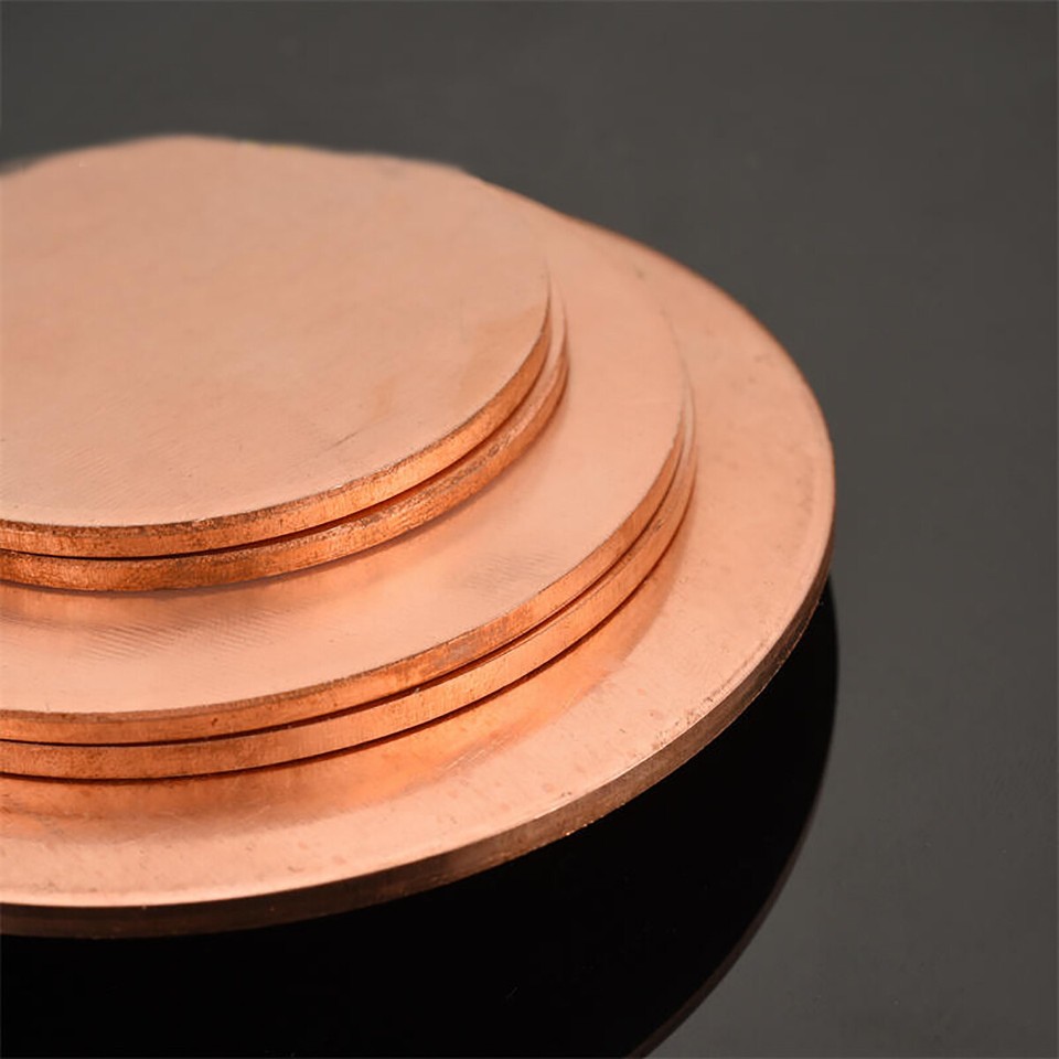 10/20/50/60-200mm Dia. Copper Discs Round Copper Metal Discs Round ...