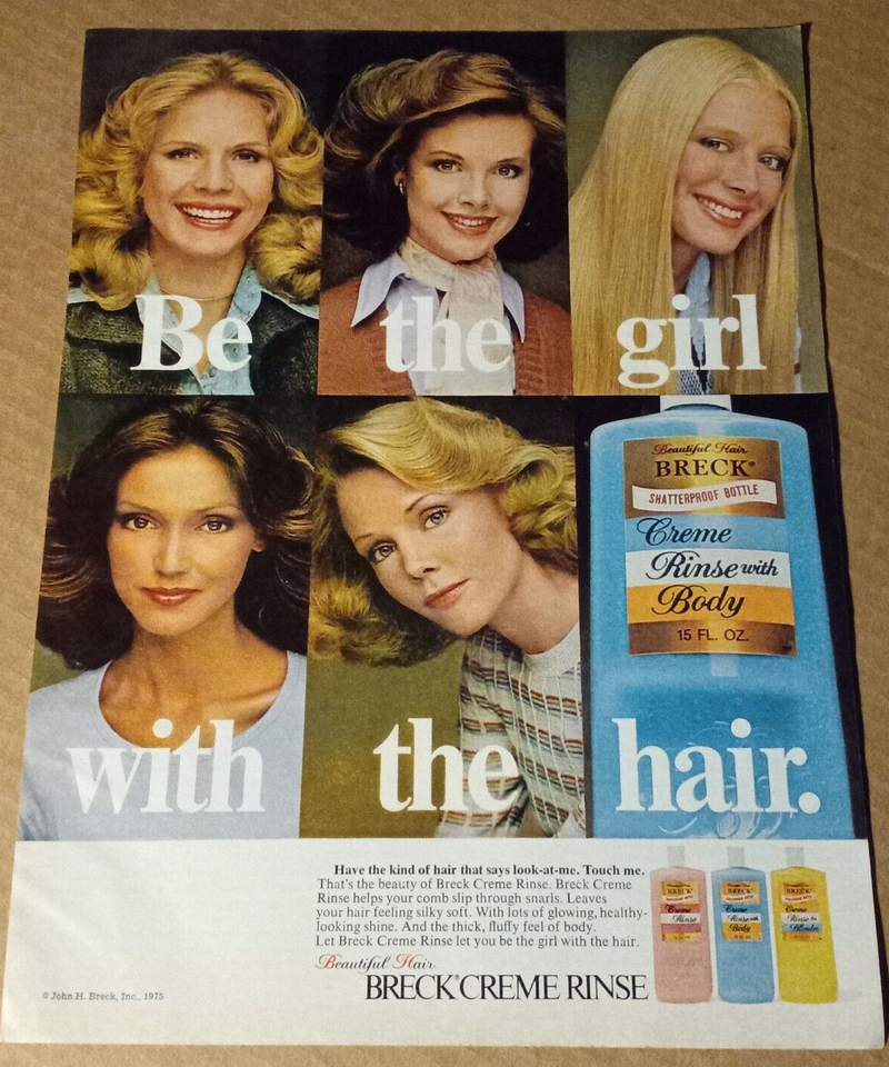 1975 print ad page -Breck Beautiful hair - Be the Girl with the Hair ...