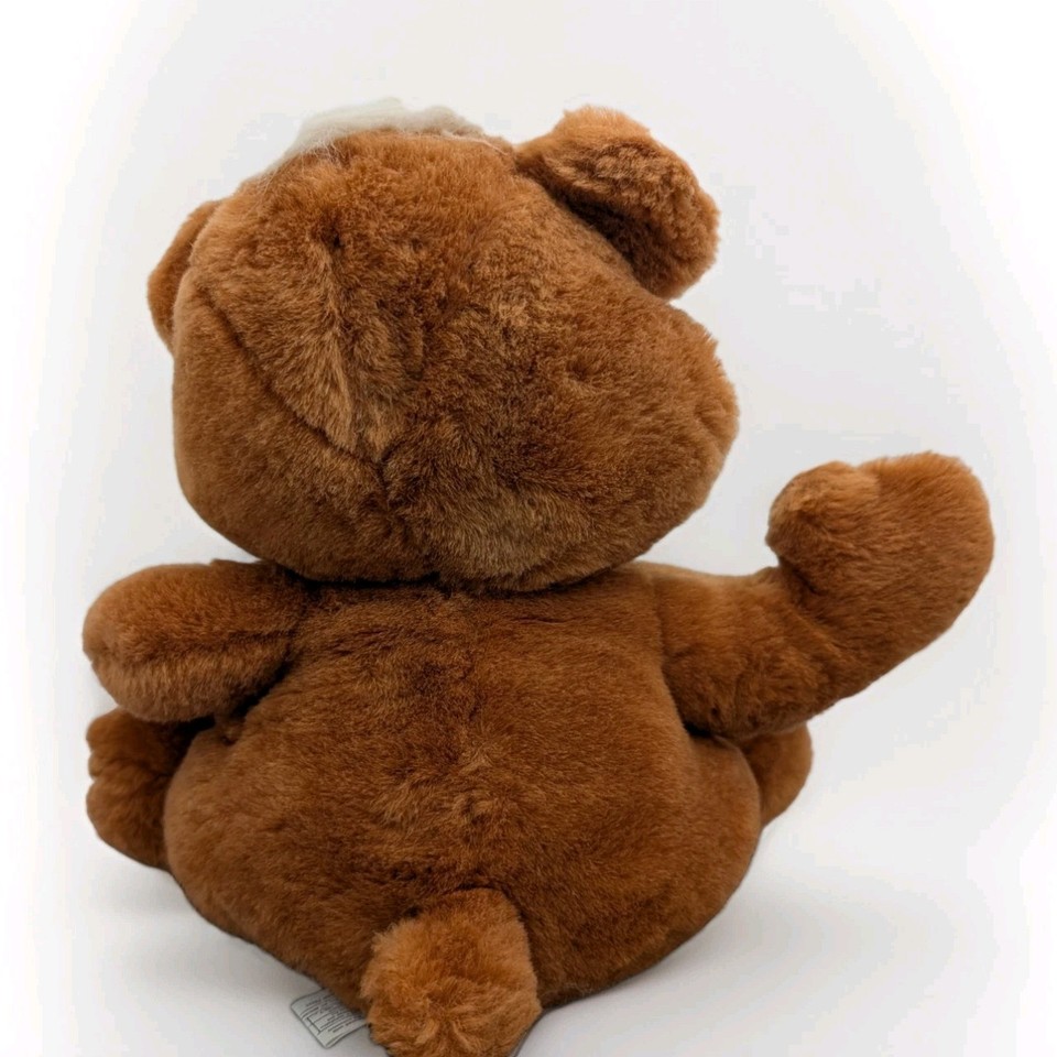 Zellers Zeddy Teddy Bear Plush Mascot 13” Vtg 1989 Cuddle Wit Canadiana ...