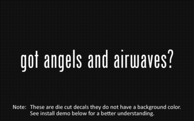 (2x) got angels and airwaves? Sticker Die Cut Decal vin | eBay