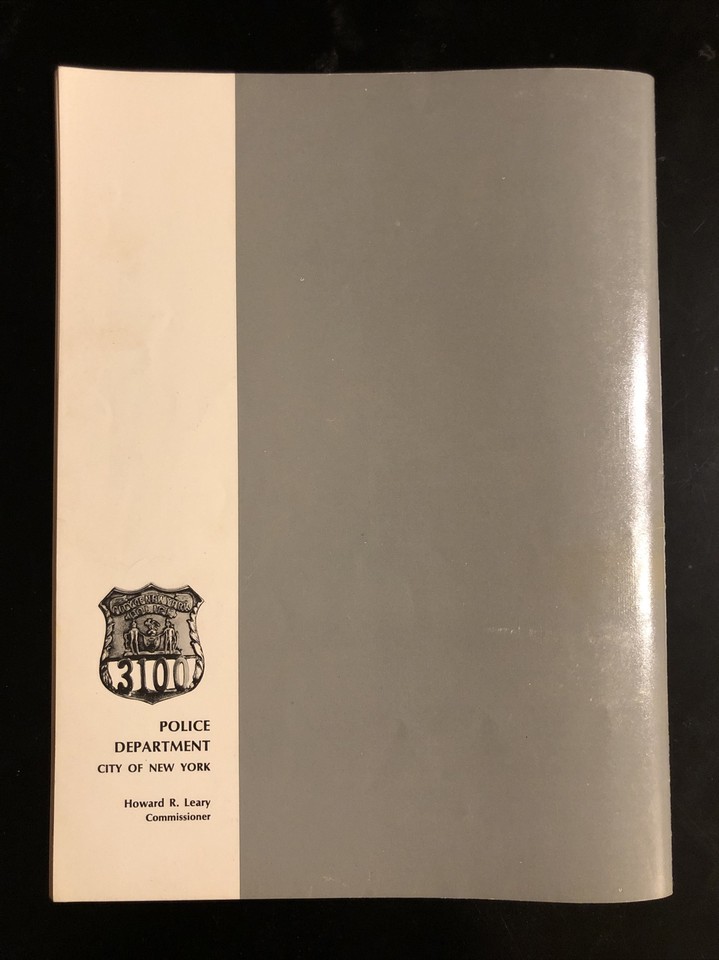 Spring 3100, July - August 1970 NYPD Magazine | eBay