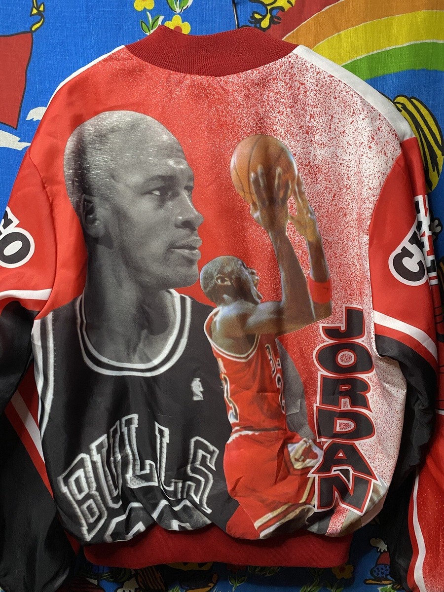 Vintage Michael Jordan Chalk Line Jacket Chicago Bulls Size Vintage Michael Jordan Chalk Line Jacket Chicago Bulls Size