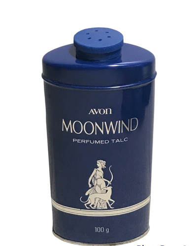 Vintage Avon Moonwind 100g Perfumed Talc Talcum Powder NEW UNUSED | eBay