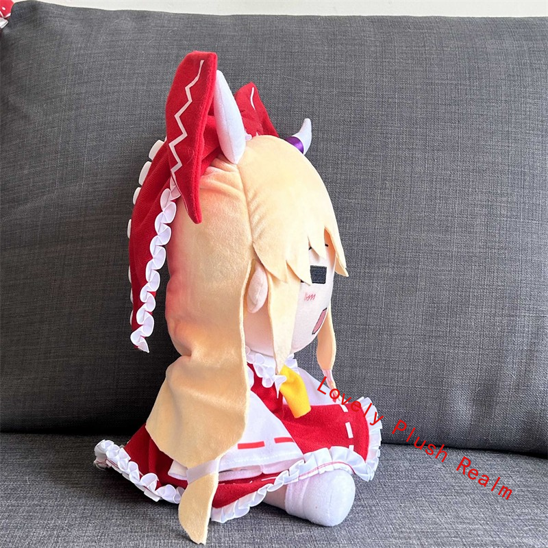 Touhou Project Fumo Ibuki Suika Plushie Doll Sitting Pose Dress Up ...