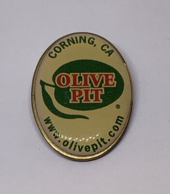 Olive Pit Corning California Gourmet Olive Store Lapel Pin (169) | eBay