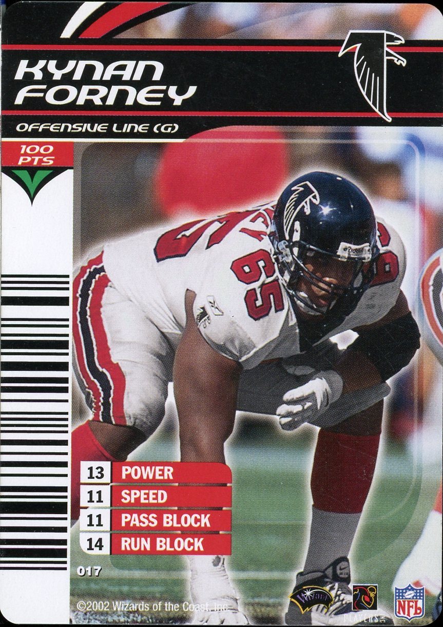 2003 NFL Showdown KYNAN FORNEY FALCONS #017 | eBay