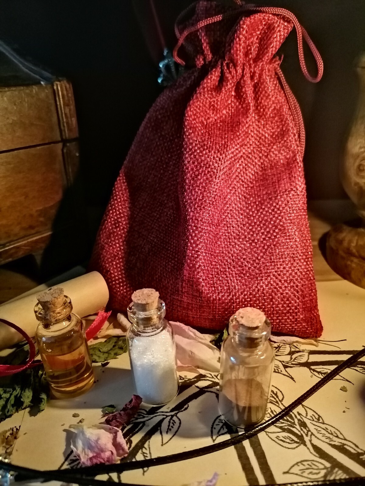 Love Spell Kit Ritual Magic Witchcraft Wicca Pagan Red Candle | eBay UK
