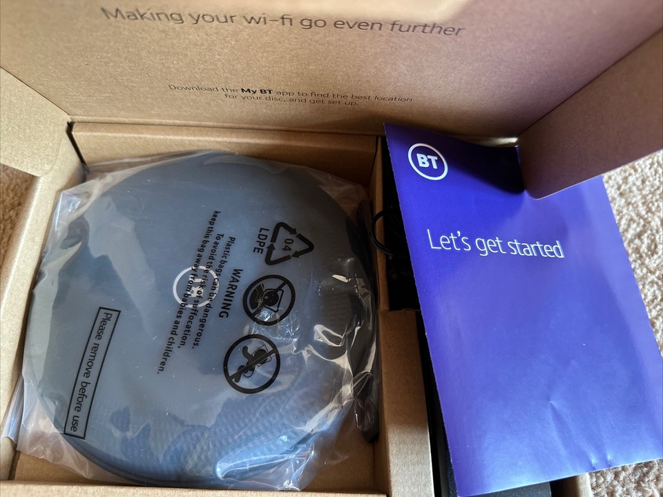 BT Wi-Fi Disc Complete Extender for Smart Hub 2 - Black | eBay