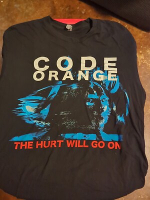 Large Code Orange Band Shirt Knocked Loose Turnstile Kublai Khan Jesus ...