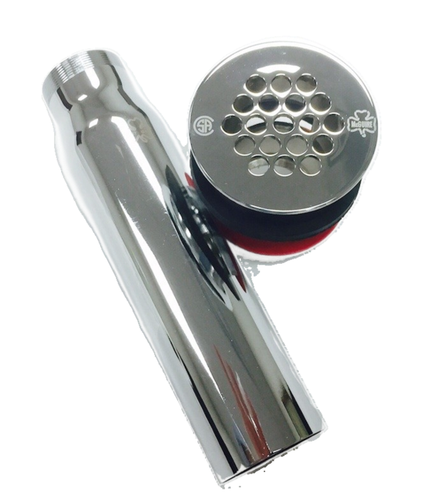 MCGUIRE 155A2 PO Plug Open Grid with 6 inch 17 Gauge Tailpiece , Chrome ...