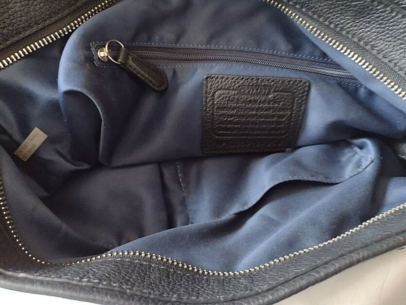 COACH Black Leather Hobo Purse XLG - Gem