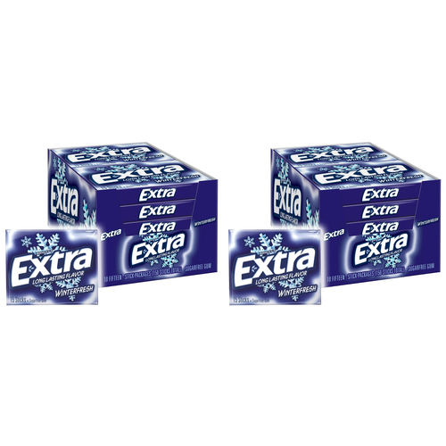 EXTRA Gum Winter Fresh Gum Sugarfree Chewing Gum (Pack of 20) | eBay