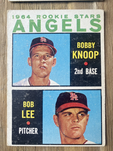 1964 Topps #502 LA Angels Rookie Stars - Knoop, Lee! EX! Elusive 64 ...