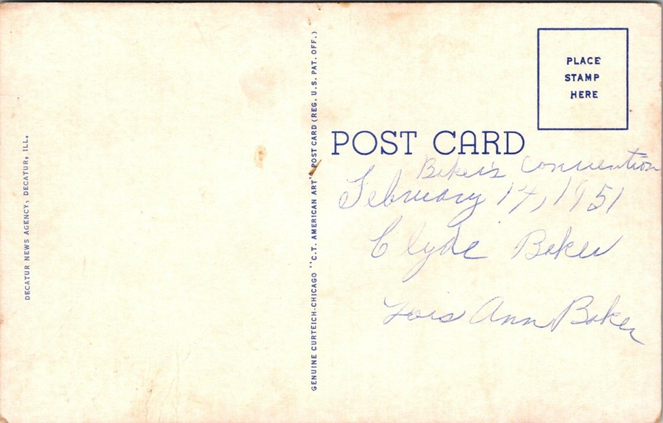 Decatur and Macon County Hospital Decatur Illinois Linen Postcard | eBay