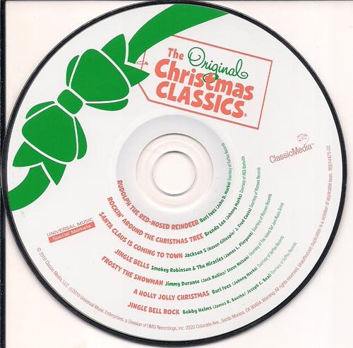 The Original Christmas Classic - (Disc Only) - Burl Ives, Brenda Lee ...