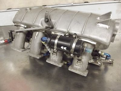 Cosworth DFS Plenum Assembly Complete W/ Injectors Lola March Indy 500 ...
