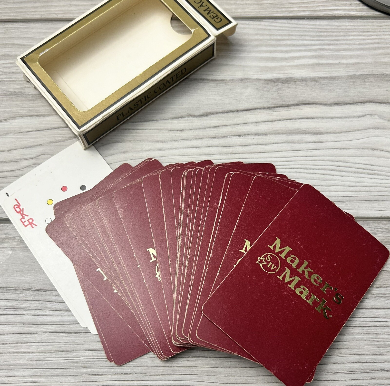 Vintage MAKERS MARK DECK OF PLAYING CARDS COMPLETE | eBay