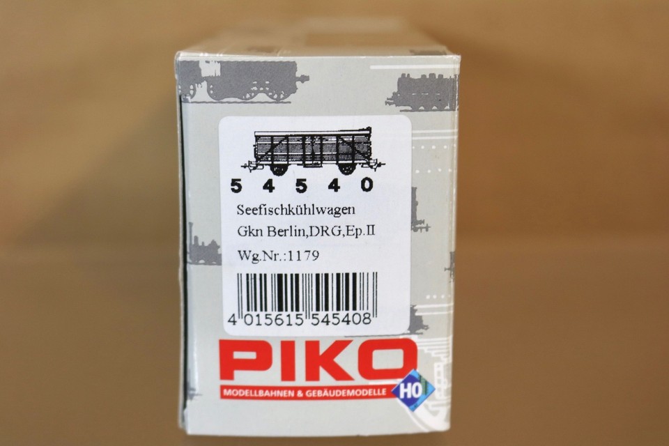 PIKO 54540 Dr DRG Seefische Kühlwagen Frigorifero Vagone 1179 Berlino ...