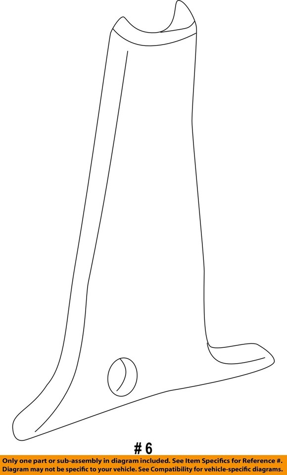 FORD OEM 02-05 Mountaineer Interior Trim-Lwr Ctr Plr Trim ...