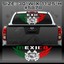 #1661 MEXICO FLAG CAR DECAL MEXICAN FLAG DECAL STICKER | eBay