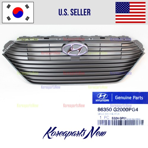 GRILLE FRONT BUMPER ⭐GENUINE⭐ 86350G2000PG4 fits HYUNDAI IONIQ 2017 ...