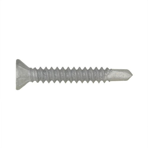 8g-18 x 25mm Countersunk Rib Phillips Metal Self Drilling Screw ...