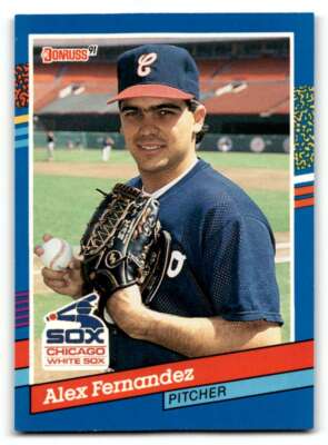 1991 Donruss #59 Alex Fernandez Chicago White Sox Baseball Cards EX/ ID ...