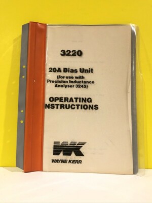 Manuals & Books - Wayne Kerr