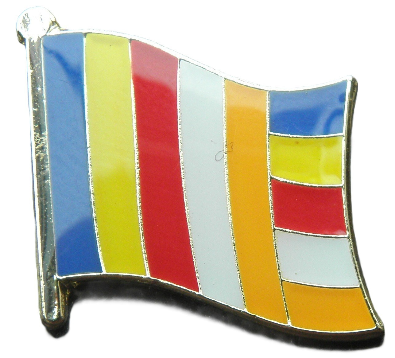 Buddhist Flag Pin Badge Brooch Buddhism Buddha Buddhists | eBay UK