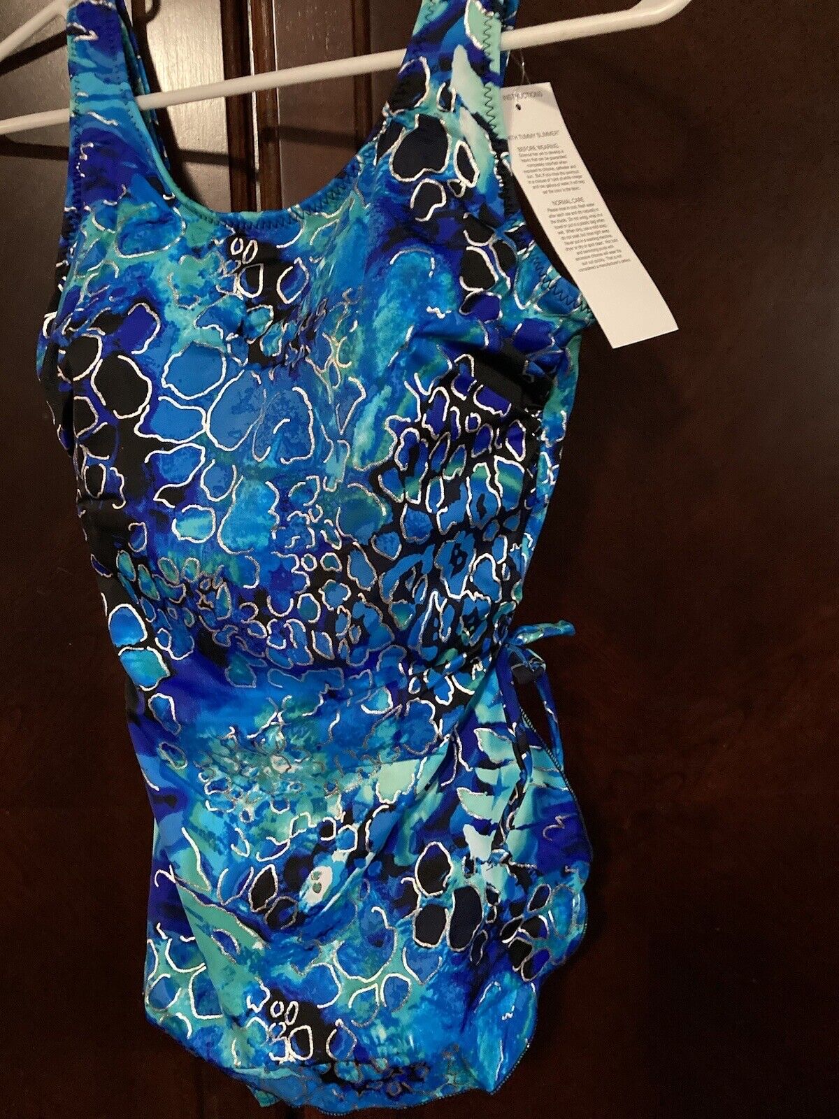 Jodee Mastectomy Swim Suit 4008 4009 One Piece Sarong Size 18w Plus