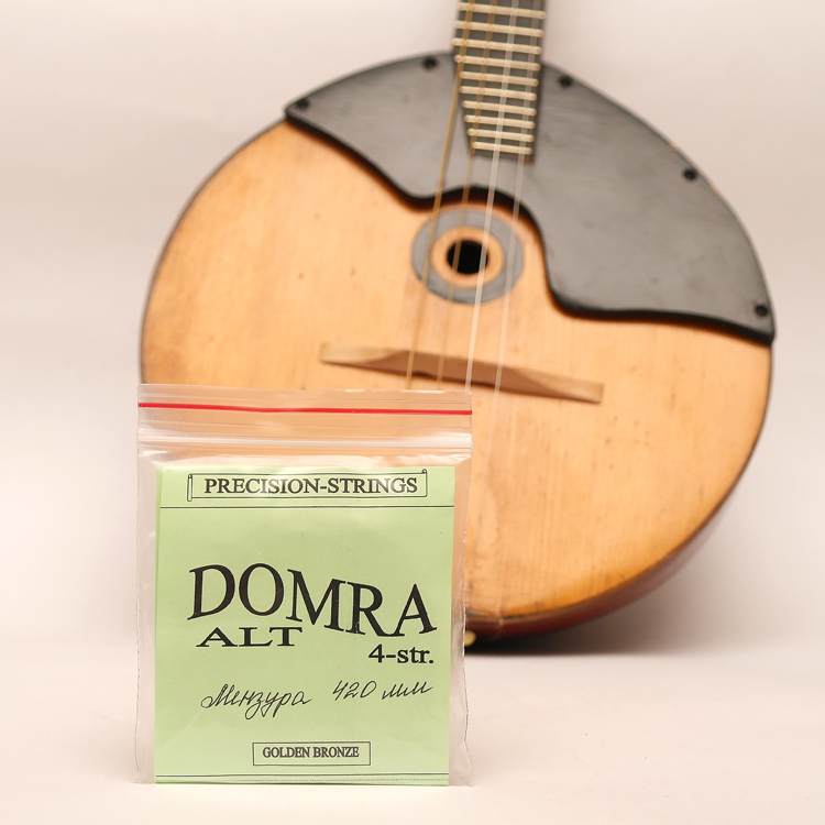 Four (4) string Alto DOMRA Alt Bronze strings Made in Ukraine, 420-430 ...