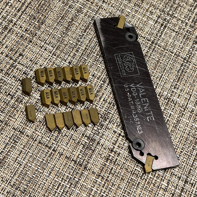 Valenite Vdg-188b Cut-off Parting Grooving Blade Tool Holder Indexable ...