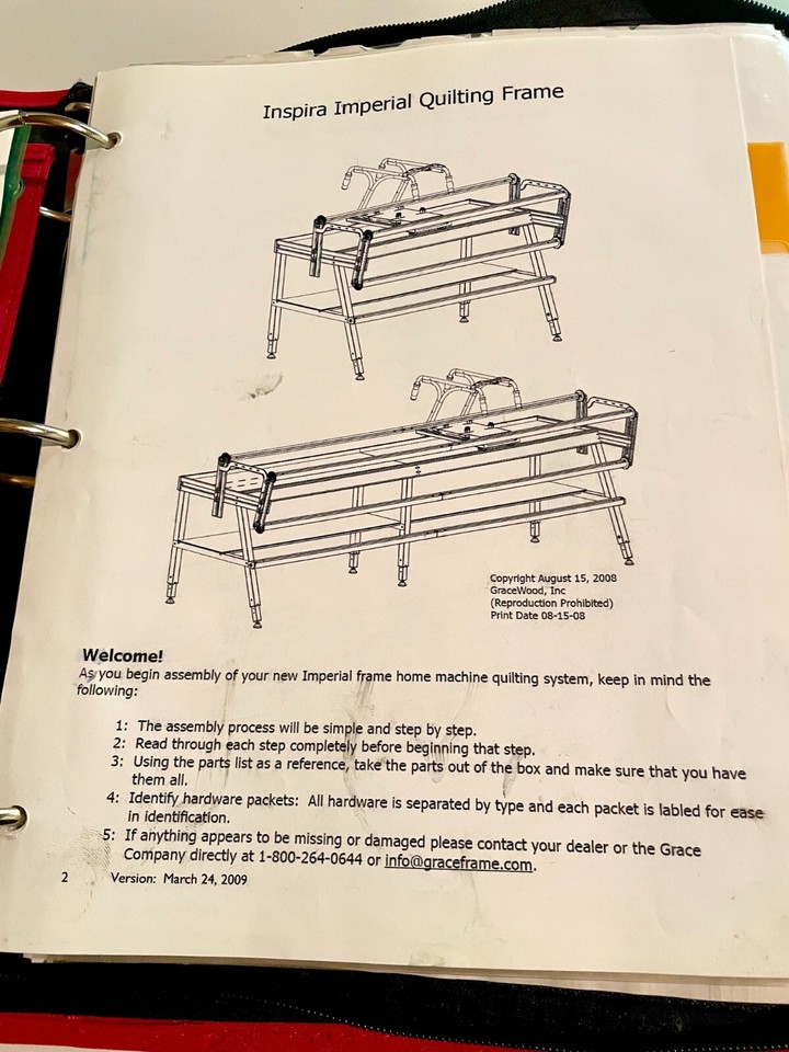Husqvarna Viking Sewing Machine, QBOT, Inspira Frame Quilting System | eBay