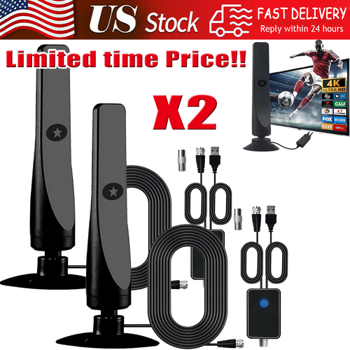 New 4K Rewave Antena, TV Antenna, Suction Cup TV Antenna Plug Play 3m ...