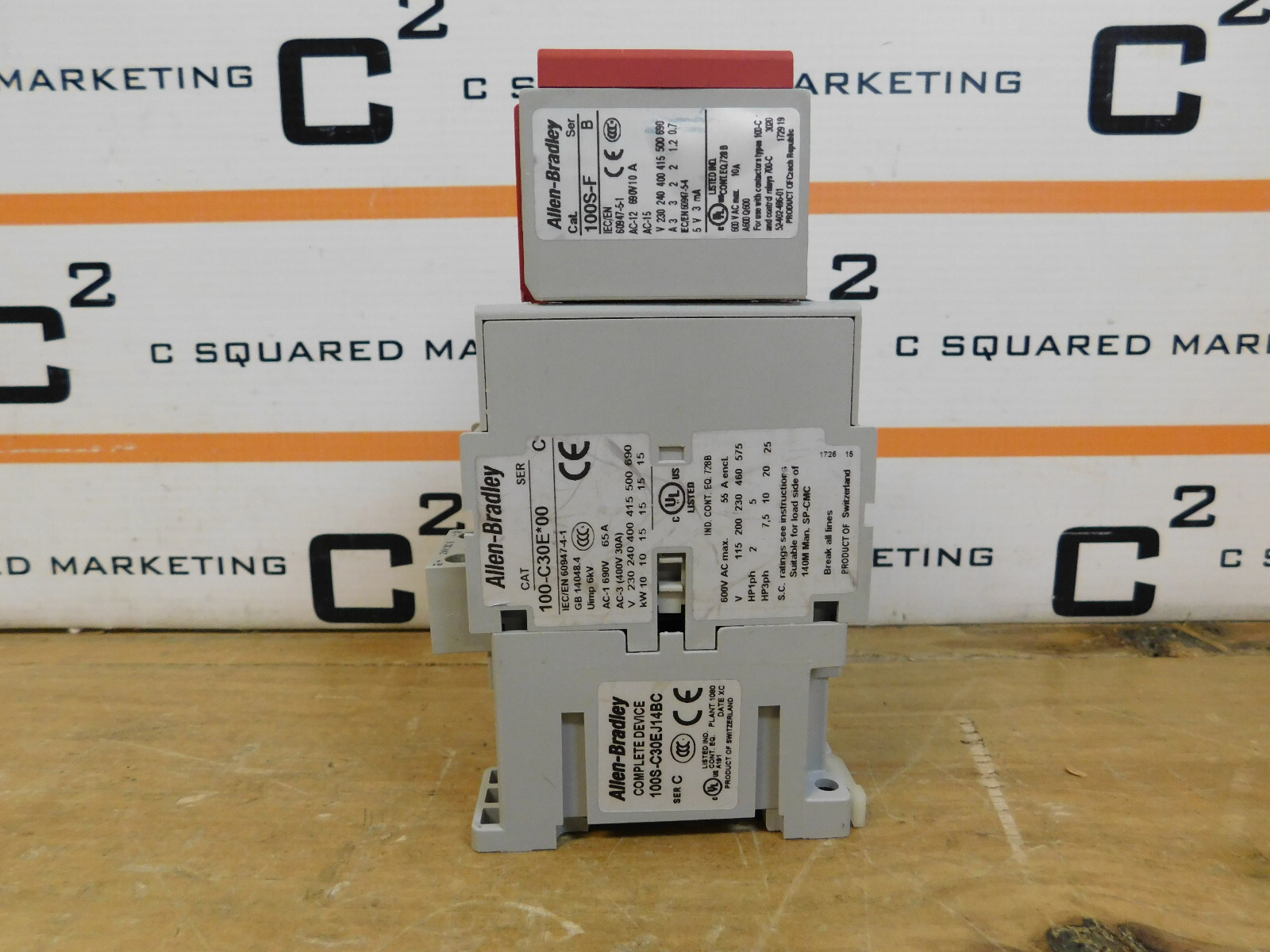 Allen Bradley 100S-C30EJ14BC Safety Contactor Complete Device used CSQ ...
