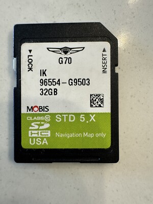 GENESIS G70 Navigation Memory SD Card 96554-G9503 GPS MAPS | eBay
