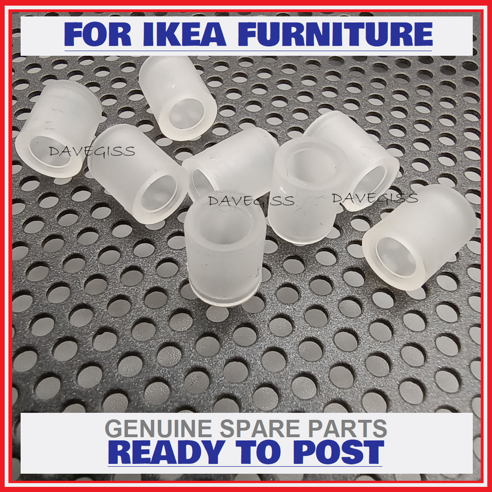 IKEA BERTBY GLASS SHELF SUPPORTS AND BUFFERS BRAND NEW ORIGINAL PARTS ...