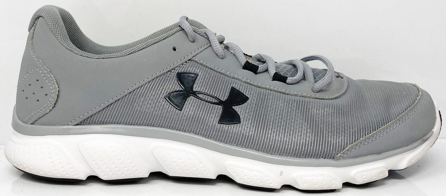 Size 10 - Under Armour Micro G Assert 7 Steel Gray/White for sale ...