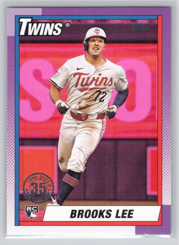2025 Topps #T90-24 Brooks Lee 1990 Topps Baseball Pink Twins RC | eBay